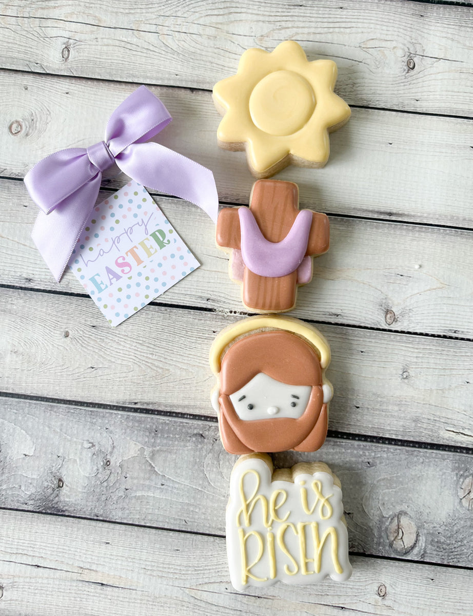 He is Risen sleeve of 4 – Emily Faye Cookies